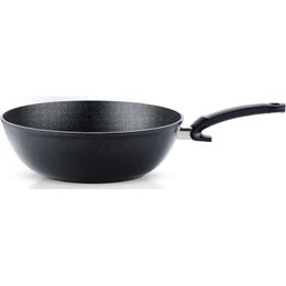 Wok Fissler "Adamant" Pfannen Gr. Ø 30 cm + Höhe 12,5 cm, schwarz Woks