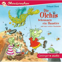 Die Olchis bekommen ein Haustier und eine weitere Geschichte,1 Audio-CD - Erhard Dietl (Hörbuch)