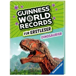 RAVENSBURGER VERLAG Guinness World Records für Erstleser - Dinosaurier (Rekordebuch zum Lesenlernen) - Nina Schiefelbein, Gebunden