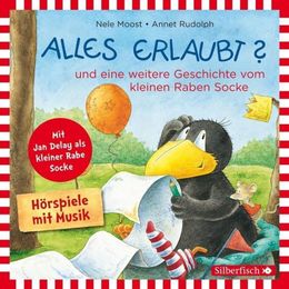 Silberfisch Alles erlaubt?, Alles Urlaub! (Der kleine Rabe Socke),1 Audio-CD - Nele Moost, Annet Rudolph (Hörbuch)