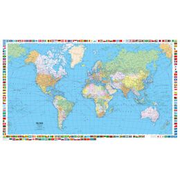 Welt politisch Poster 1:50 Mio., Karte (im Sinne von Landkarte)