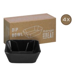 Creatable Dip Bowl 4-tlg Streat Food schwarz
