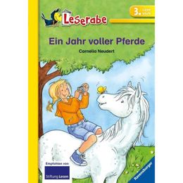 RAVENSBURGER VERLAG Ein Jahr voller Pferde - Leserabe 3. Klasse - Erstlesebuch ab 8 Jahren - Cornelia Neudert, Kartoniert (TB)
