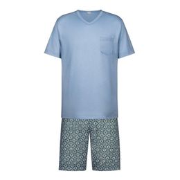 Mey Pyjama Anzug kurz, heavenly blue