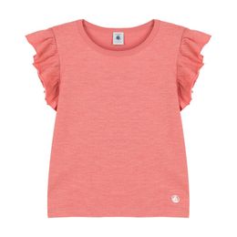 Petit Bateau - T-Shirt BREZZE mit Flügelärmeln in papaye, Gr.104