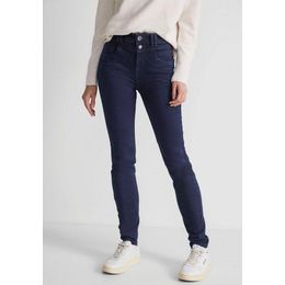 Street One Slim-fit-Jeans im Fünf-Pocket-Stil, blau