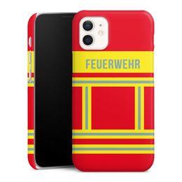 DeinDesign iPhone 12 mini Handy Premium Case Smartphone Handyh&uuml;lle Schutzh&uuml;lle gl&auml;nzend Fire Fighters Fire Fighter Life Saver Premium Case