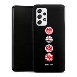 DeinDesign Galaxy A53 5G Handy Silikon H&uuml;lle Case schwarz Handyh&uuml;lle Sge Soccer Eintracht Frankfurt