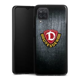 DeinDesign Galaxy A12 Handy Silikon H&uuml;lle Case schwarz Handyh&uuml;lle Sg Dynamo Dresden Official Licensed Product Sgd