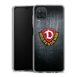 DeinDesign Galaxy A12 Handy Silikon H&uuml;lle Case transparent Handyh&uuml;lle Sg Dynamo Dresden Official Licensed Product Sgd Silikon Case