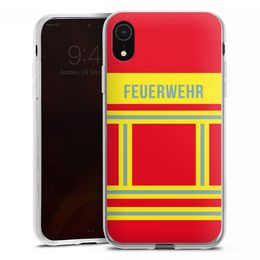 DeinDesign iPhone Xr Handy Silikon H&uuml;lle Case transparent Handyh&uuml;lle Fire Fighters Life Saver Fire Fighter Silikon Case