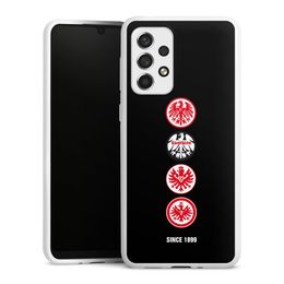 DeinDesign Galaxy A33 5G Handy Silikon H&uuml;lle Case wei&szlig; Handyh&uuml;lle Sge Soccer Eintracht Frankfurt Silikon Case