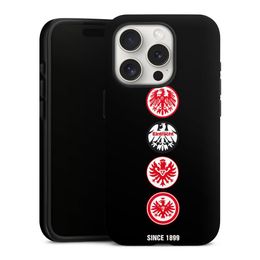 DeinDesign iPhone 15 Pro Handy Panzer Handyh&uuml;lle robuste Outdoor H&uuml;lle Schutzh&uuml;lle matt Eintracht Frankfurt Soccer Sge Tough Case