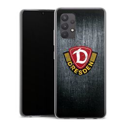 DeinDesign Galaxy A32 4G Handy Silikon H&uuml;lle Case transparent Handyh&uuml;lle Sgd Official Licensed Product Sg Dynamo Dresden Silikon Case