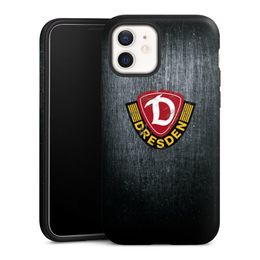 DeinDesign iPhone 12 mini Handy Panzer Handyh&uuml;lle robuste Outdoor H&uuml;lle Schutzh&uuml;lle matt Sgd Official Licensed Product Sg Dynamo Dresden Tough Case