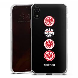 DeinDesign iPhone Xr Handy Silikon H&uuml;lle Case transparent Handyh&uuml;lle Eintracht Frankfurt Soccer Sge Silikon Case