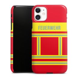 DeinDesign iPhone 11 Handy Premium Case Smartphone Handyh&uuml;lle Schutzh&uuml;lle gl&auml;nzend Fire Fighters Fire Fighter Life Saver Premium Case
