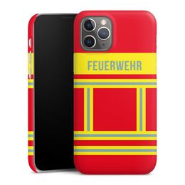 DeinDesign iPhone 12 Pro Handy Premium Case Smartphone Handyh&uuml;lle Schutzh&uuml;lle matt Fire Fighters Fire Fighter Life Saver Premium Case
