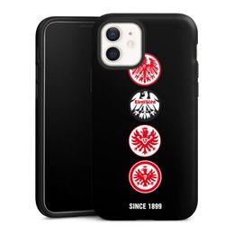 DeinDesign iPhone 12 mini Handy Panzer Handyh&uuml;lle robuste Outdoor H&uuml;lle Schutzh&uuml;lle matt Eintracht Frankfurt Soccer Sge Tough Case