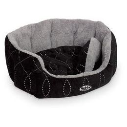 Nobby Komfortbett Ceno oval schwarz/grau