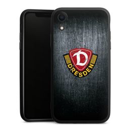 DeinDesign iPhone Xr Handy Premium Silikon H&uuml;lle Handyh&uuml;lle schwarz Case Sgd Official Licensed Product Sg Dynamo Dresden Silikon Premium Case