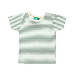 Little Green Radicals - T-Shirt GREEN STRIPES in weiß/grün, Gr.110