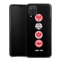 DeinDesign Galaxy A12 Handy Silikon H&uuml;lle Case schwarz Handyh&uuml;lle Sge Soccer Eintracht Frankfurt