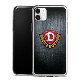 DeinDesign iPhone 11 Handy Slim Case Silikon Handyh&uuml;lle transparent H&uuml;lle extra d&uuml;nn Sgd Official Licensed Product Sg Dynamo Dresden Silikon Slim Case