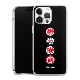 DeinDesign iPhone 14 Pro Max Handy Silikon H&uuml;lle Case transparent Handyh&uuml;lle Eintracht Frankfurt Soccer Sge Silikon Case