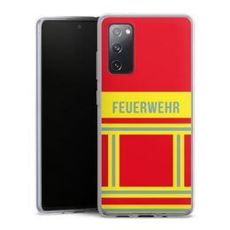 DeinDesign Galaxy S20 FE Handy Silikon H&uuml;lle Case transparent Handyh&uuml;lle Fire Fighters Fire Fighter Life Saver Silikon Case