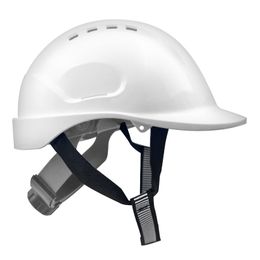 Mustbau MBU-GM16-WHI Bauhelm,Schutzhelm,Arbeitshelm,Bauarbeiterhelm,52-66cm Einstellbar