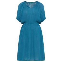 Tranquillo - Women's Lockeres EcoVero Kleid - Kleid Gr 38 blau