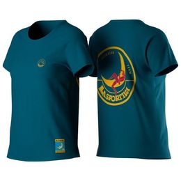 La Sportiva - Women's Climbing On The Moon - T-Shirt Gr M blau