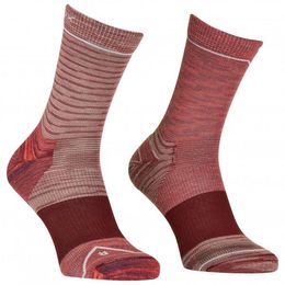Ortovox - Women's Alpine Mid Socks - Merinosocken 35-38 | EU 35-38 rot/braun