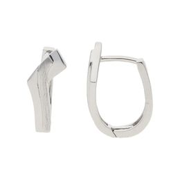 JuwelmaLux Paar Creolen Creolen 925/000 Sterling Silber JL30-06-4086 (kein Set, 2-tlg., inkl. edelm Schmucketui), silberfarben