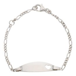JuwelmaLux Armband Kinder Identitäts Armband 925 Silber JL10-03-0566 14 cm (kein Set, 1-tlg., kein Set), silberfarben