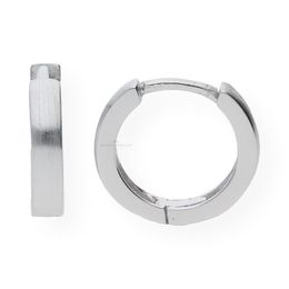 JuwelmaLux Paar Creolen Creolen 925/000 Sterling Silber JL10-06-0334 (kein Set, 2-tlg., inkl. edelm Schmucketui), silberfarben