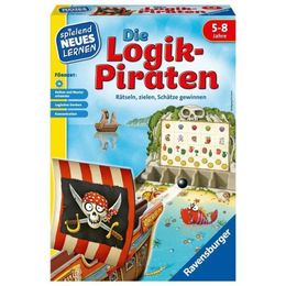 RAVENSBURGER VERLAG Ravensburger 24969 - Die Logik-Piraten - Spielen und Lernen für Kinder, Lernspiel für Kinder von 5-8 Jahren, Spielend Neues Lernen für 1-4 Spieler