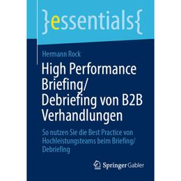 High Performance Briefing/Debriefing von B2B Verhandlungen - Hermann Rock, Kartoniert (TB)