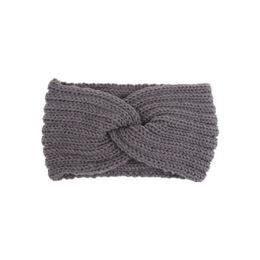 EBUY Stirnband Gehäkeltes breites elastisches Winter Strickstirnband für Damen (1-St)