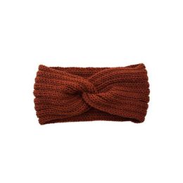 EBUY Stirnband Gehäkeltes breites elastisches Winter Strickstirnband für Damen (1-St)