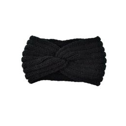 EBUY Stirnband Gehäkeltes breites elastisches Winter Strickstirnband für Damen (1-St)