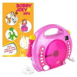 X4-Life X4-TECH Kinder CD-Player Bobby Joey MP3 pink