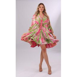 YC Fashion & Style Tunikakleid "Batik-Tunika aus kühlender Viskose" Boho