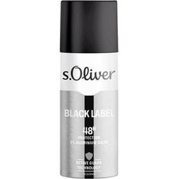 s.Oliver Herrendüfte Black Label Men Deodorant Spray 48H Protection