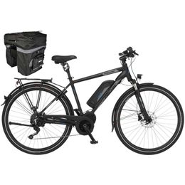 FISCHER BIKE E-Bike FISCHER FAHRRAD "VIATOR ETH 1861 557" E-Bikes Gr. 50 cm, 28 Zoll (71,12 cm), schwarz (mattschwarz) E-Bikes