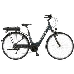 FISCHER BIKE E-Bike FISCHER FAHRRAD "CITA 1.5 522 44" E-Bikes Gr. 44 cm, 28 Zoll (71,12 cm), grau (schwarz matt) E-Bikes