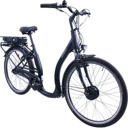 E-Bike HAWK Bikes "HAWK eCity Comfort" E-Bikes Gr. 44 cm, 26 Zoll (66,04 cm), schwarz E-Bikes