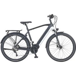 E-Bike Prophete "Entdecker 5.0" E-Bikes Gr. 55 cm, 28 Zoll (71,12 cm), schwarz (schwarz, silber) E-Bikes