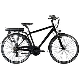 Zündapp E-Bike ZÜNDAPP "Z802 Herren" E-Bikes Gr. 48 cm, 28 Zoll (71,12 cm), schwarz (schwarz, grau) E-Bikes